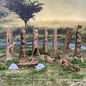 Extruded Gaming Woodland Trees