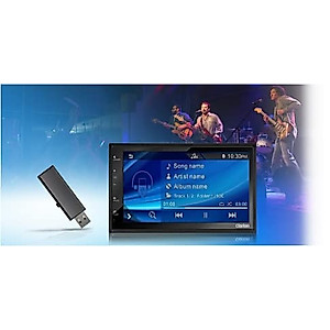 Clarion FX450 Car Stereo Car-Truck-SUV Radio 2 DIN Touch Screen, Apple Car Play and Android Auto, Bluetooth, 50 WTS x 4, AM-FM, Rear View Camera Input