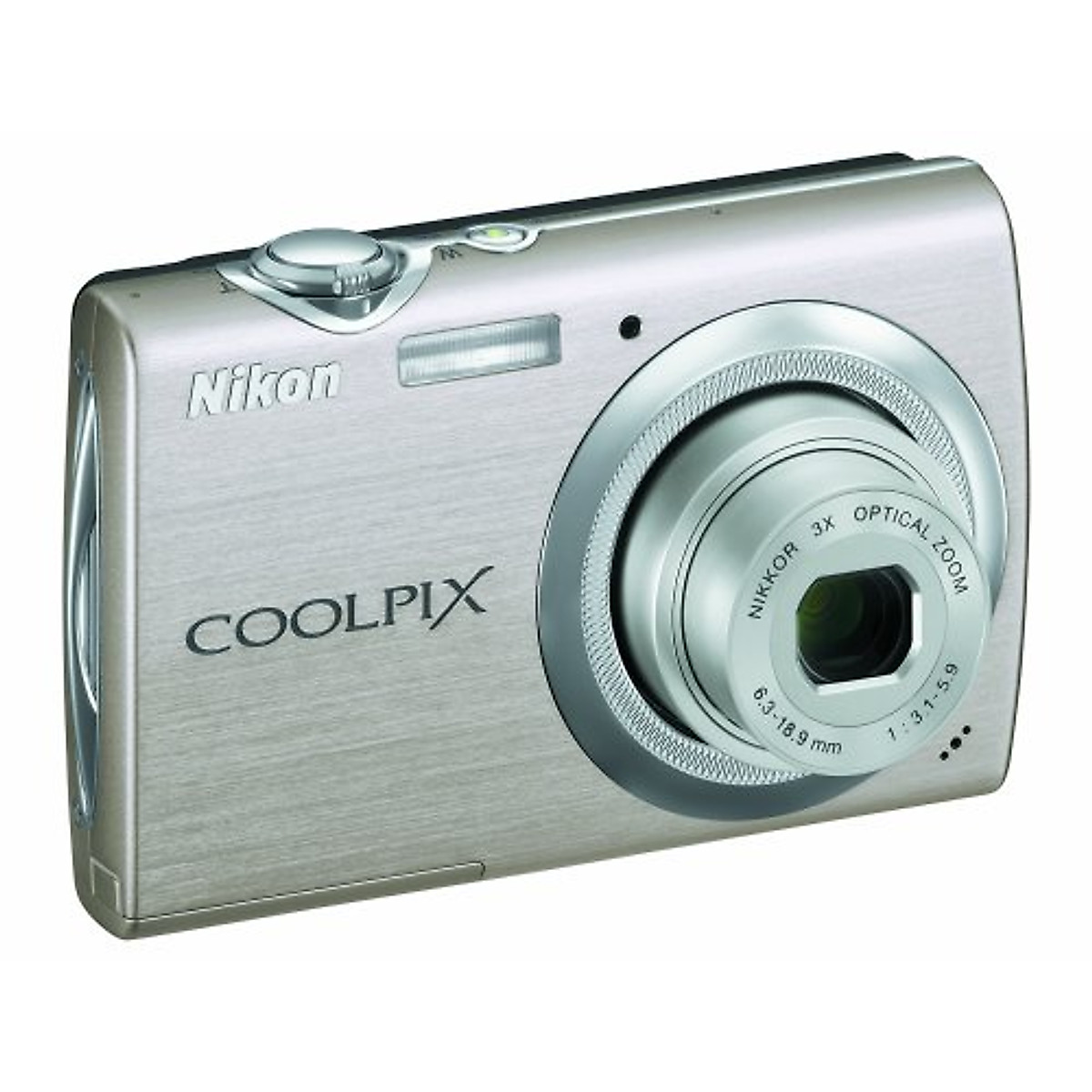 Nikon Coolpix S230 10MP Digital Camera with 3x Optical Zoom and 3 inch Touch Panel LCD (Warm Silver)