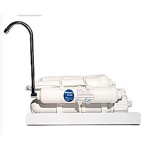 Oceanic Portable Countertop Reverse Osmosis Drinking Water Filter System with Spout | 50 GPD, 4 Stage RO