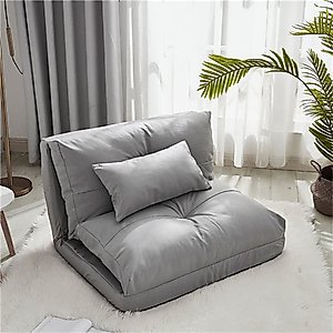 DOUBA Adjustable Floor Couch and Sofa for Living Room and Bedroom Foldable with Reclining Position Love Seat Couch