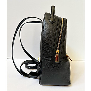 Michael Kors Valerie Medium Logo Backpack (Black)