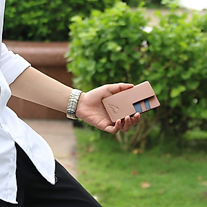 Lethnic RFID Thin Wallet For Men, Women - Unique Color-Mixed Genuine Leather (Brown)