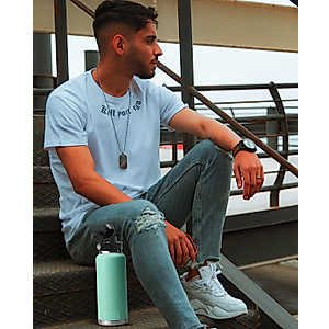 ALIENSX Spout Lid for Yeti Rambler Water Bottles, BPA Free, Ideal Chug Cap for Yeti Tumbler 18/26/36/46/64 oz, Replacement Lids with Screw Cap and Flexible Handle