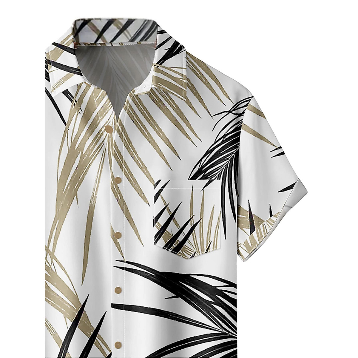 WRITKC Hawaiian Shirts for Men Loose Short Sleeve Mens Beach Shirts Resort Casual Shirts