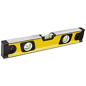 Amazon Basics 16-Inch Heavy Duty Shock Resistant Aluminum Alloy Magnetic Spirit Level