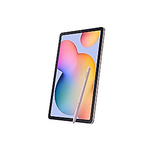 SAMSUNG Galaxy Tab S6 Lite 10.4" 128GB WiFi Android Tablet w/ S Pen Included, Slim Metal Design, Crystal Clear Display, Dual Speakers, Long Lasting Battery, ‎SM-P610NZIEXAR, Chiffon Rose
