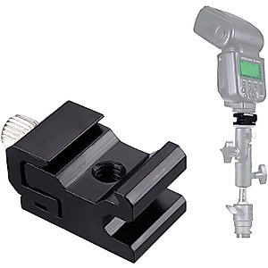 10pcs 1/4 Inch Cold Shoe Mount Adapter and Hot Shoe Flash Stand Adapter Kit for DSLR Camera Rig, Camera Flash Shoe Mounts for Light Tripod