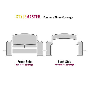 Stylemaster Alexandria Furniture Throw, Love SEAT, Beige