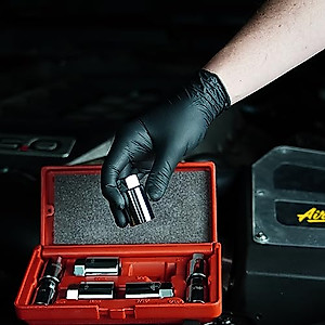 ABN Stud Extractor Set, Broken Stud Removal Socket 8-Piece SAE & Metric Stud Remover Set – Stud Puller Sockets