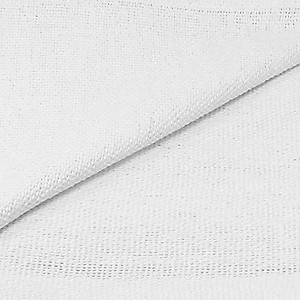 EverOne White Cotton Thermal Blanket, 66” x 90”