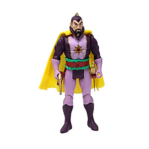 Boss Fight Studio Ming The Merciless from Flash Gordon, King Features Comics Power Stars Collectible Action Figure – Retro-Style Figurine with Accessories and Detailed Sculpting – 5” Tall