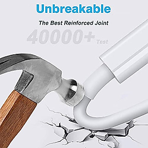 20W USB C Fast Charger with 10ft USB C to C Charging Cord for 2022/2021/2020/2018 iPad Pro 12.9 Gen 6/5/4/3, iPad Pro 11 Gen 4/3/2/1, iPad Air 5th/4th Generation, iPad 10th Generation, iPad Mini 6th