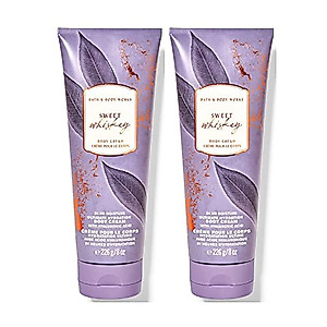 Bath and Body Works Sweet Whiskey 2 Pack Ultra Shea Body Cream 8 Oz. (Sweet Whiskey)