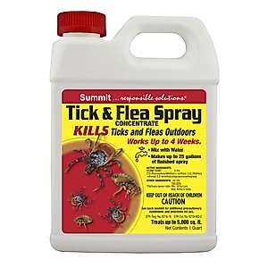 Summit...reponsible solutions. TICK & FLEA Spray - Concentrate - Quart, Natural