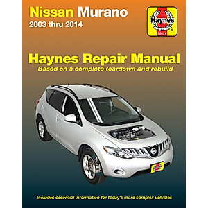 Nissan Murano (03-14) Haynes Repair Manual (Does not include information specific to CrossCabriolet models. Includes thorough vehicle coverage apart ... specific exclusion noted) (Haynes Automotive)