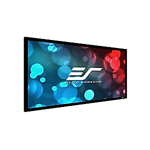 Elite Screens Sable Frame, 96-inch 2.35:1, Fixed Frame Home Theater Projection Projector Screen, ER96WH1-Wide