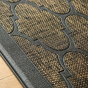 Deluxe Anti-Fatigue Kitchen Mats 39"x20" Oil and Stain Resistant with Strong Fabric, Stylish Chef Mat Match Every Corner