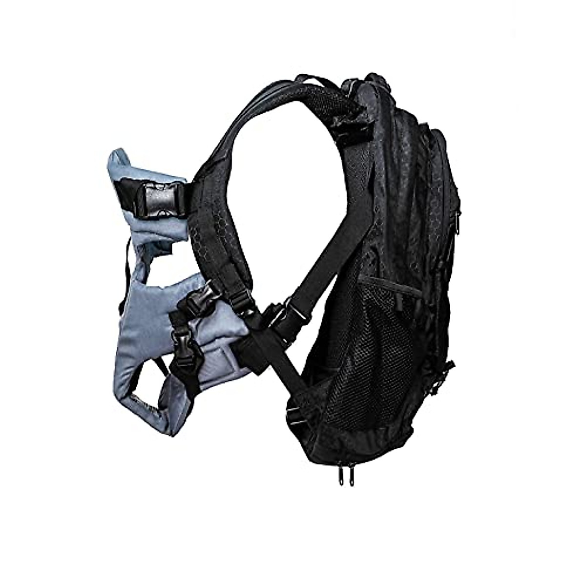 JP Copilot CarrierPak – 3-in-1 Baby Carrier, Diaper Bag, and Backpack, Black (8-30lb Carrier)
