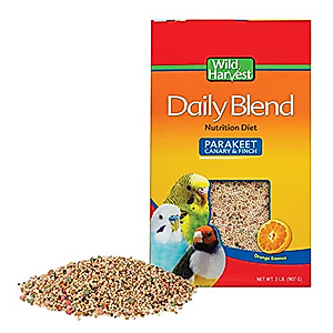 Wild Harvest Daily Blend for Parakeet, Canary, Finch & Small Birds 2lb