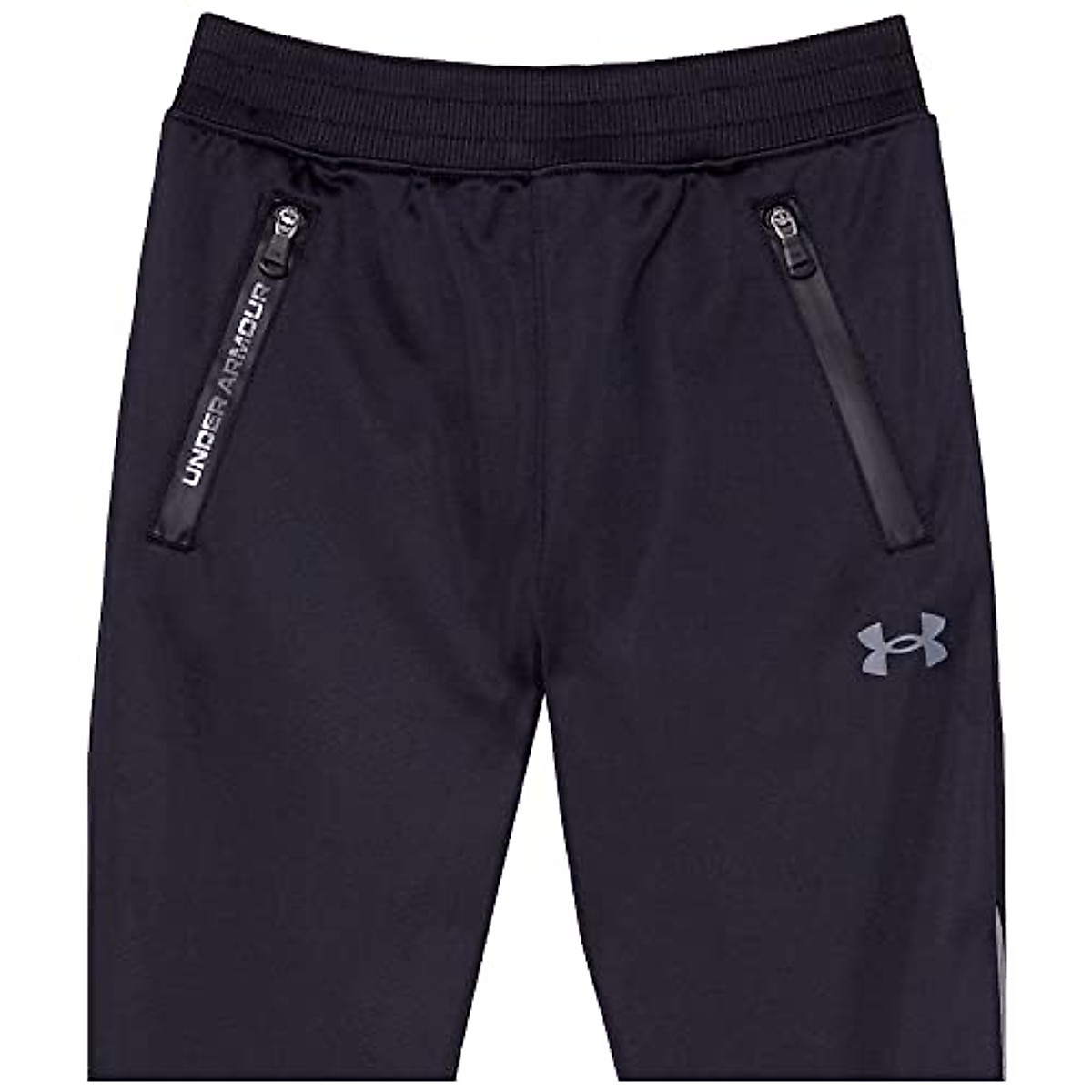 Under Armour girls Pennant Tapered Sweatpants, Black - Core, 4 US