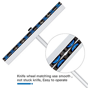 awagas Glass Tile Cutter, 90cm (35.43 in) Large T-Shaped Glass Cutting Tool, Glass Cutting Tools with Accurate Scales, Straight Cutter for Glass Ceramic Tile Vitrified Brick of 3-12mm with Auto Oiling