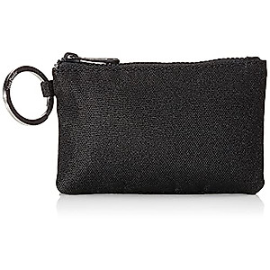 Vera Bradley Women's Recycled Lighten Up Reactive Zip ID Case Wallet, Black, One Size