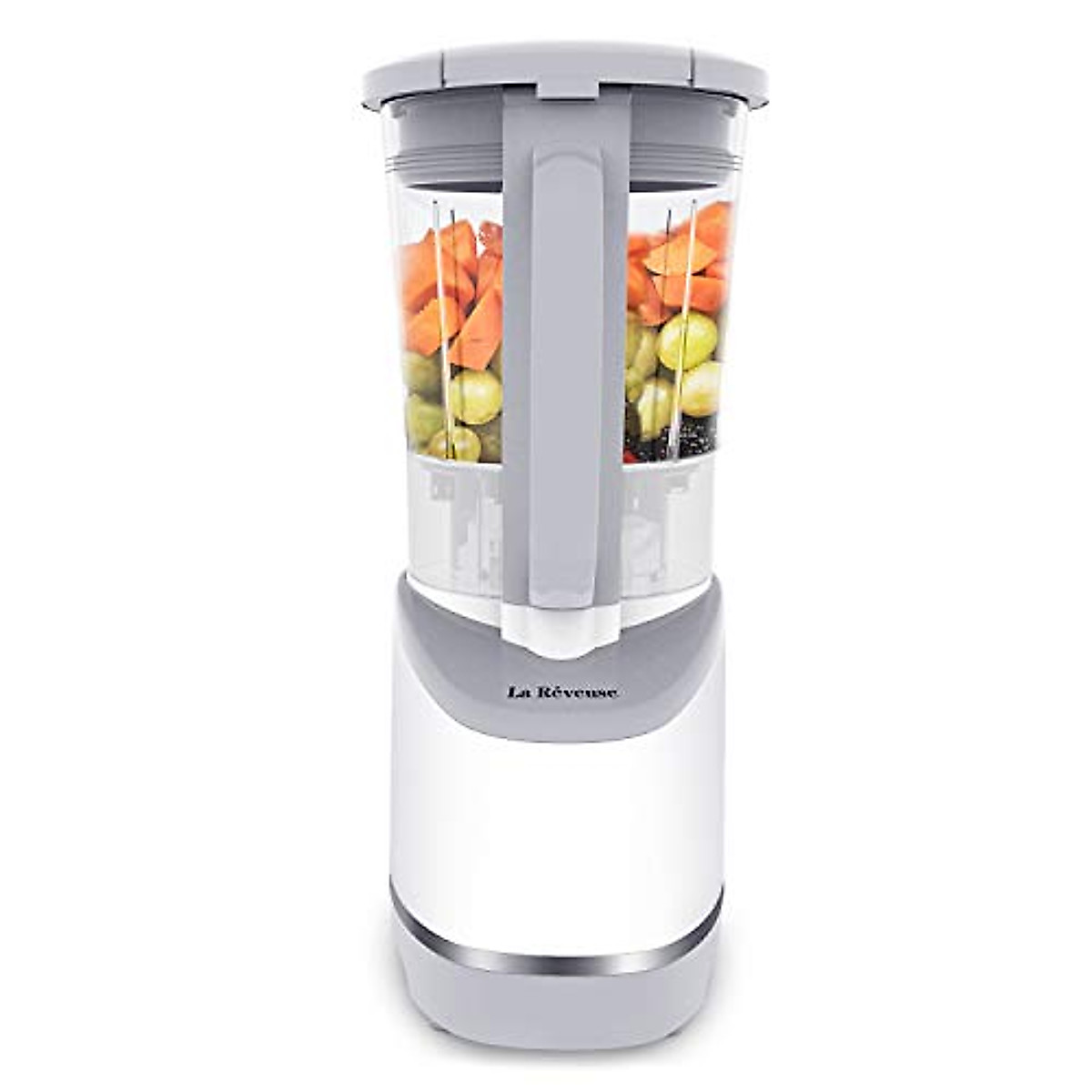 La Reveuse Multi-Functional Pulse Blender Countertop 400 Watts with 4.2-Cup Chopping Jar,for Blending, Mixing,Mincing,White