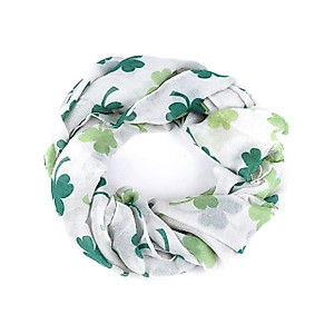 Nollia Green Shamrock St. Patrick's Day 2-Pack Scarf Set for Women