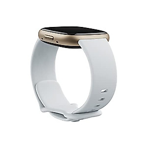 Fitbit Infinity Band, 24mm Attach, Blue Mist,Small *Compatible with Sense 2, Sense, Versa 4 & Versa 3