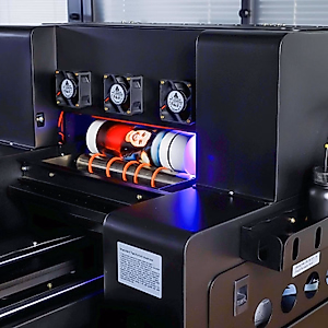 PEIXU A3 XP600 UVV DTG/DTF Printer with EPSON Technology | 2880dpi Precision for Phone Cases, Acrylic, Metal, Leather, Golf Balls & Bottles | Vacuum Suction Platform 33x50x15cm with Bottle Holder