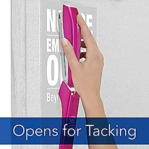 Swingline Stapler, NeXXt Series Wow, Desktop Stapler, 40 Sheet Capacity, Pink (55047023)