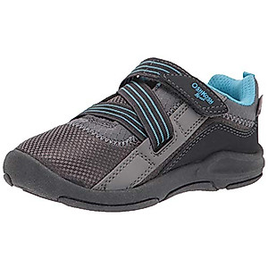 OshKosh B'Gosh Boys EverPlay Galen Sneaker, Grey, 7 Toddler
