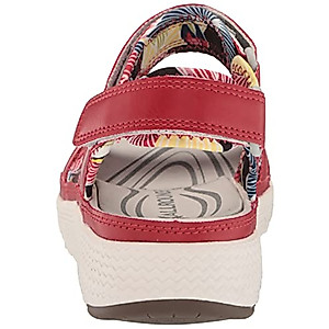 ALLROUNDER by MEPHISTO Women's Its Me Sandal, Red Soft, 8