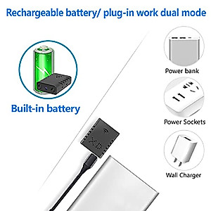 【Free 64G】Smallest Wireless Wifi Camera With Battery,HD1080P Spy Camera Detector,Portable Vdeo Camera,Baby Monitor with Night Vision,Motion Detection,Cloud Storage for Security with iOS AndroidAPP