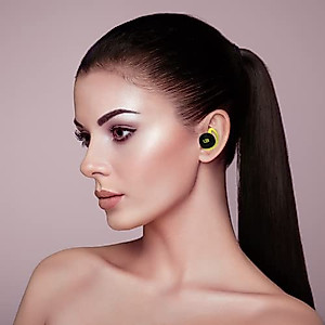 HyperSonic Evolution: Hyper Definition Bluetooth Earbuds (Ultra Tight Bass, 60 Hours Playtime, 3D Spatial Sound, Wireless Charging, iPX7 Waterproof, Passive Noise Isolation) New for 2023 (Flux Green)