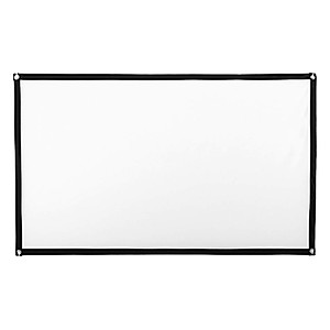 APAINI 92 Inch Projector Screen 4:3 Home Cinema Theater Projection Portable Screen for Meeting Home Cinema Outdoor Movie Screen