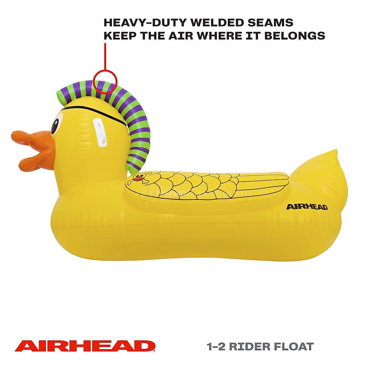 Airhead Punk Duck Inflatable Pool Float Large