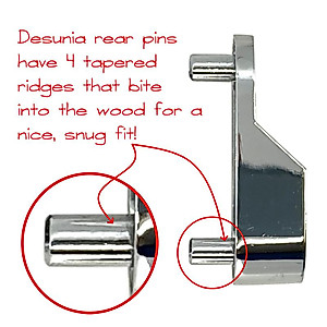 CUSTOM CUT - Oval Closet Rod | Up to 36" | Rear Pin Wall Brackets | Polished Chrome