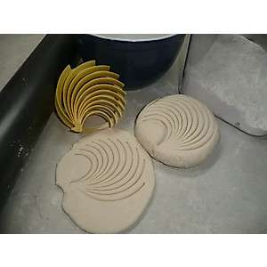Classic PAN Dulce Design Pattern Concha Cutter Mexican Sweet Bread Stamp Made in USA PR4935
