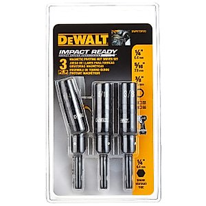 DEWALT Nut Driver Set, Impact-Ready, Pivoting, 3-Piece (DWPVTDRV3)