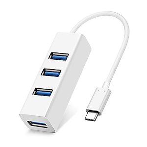 USB Hub Portable USB Hub Portable USB-C/Type-C Male to 4 USB Ports Female HUB Adapter