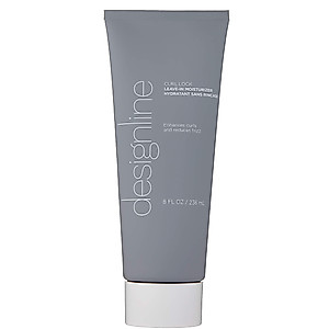 DESIGNLINE Curl Lock Leave-in Moisturizer, 8 oz - Regis Leave-In Conditioner Treatment that Helps with Shape Retention and Works as an Instant Detangler for Defrizzing Curly Hair (8 oz)