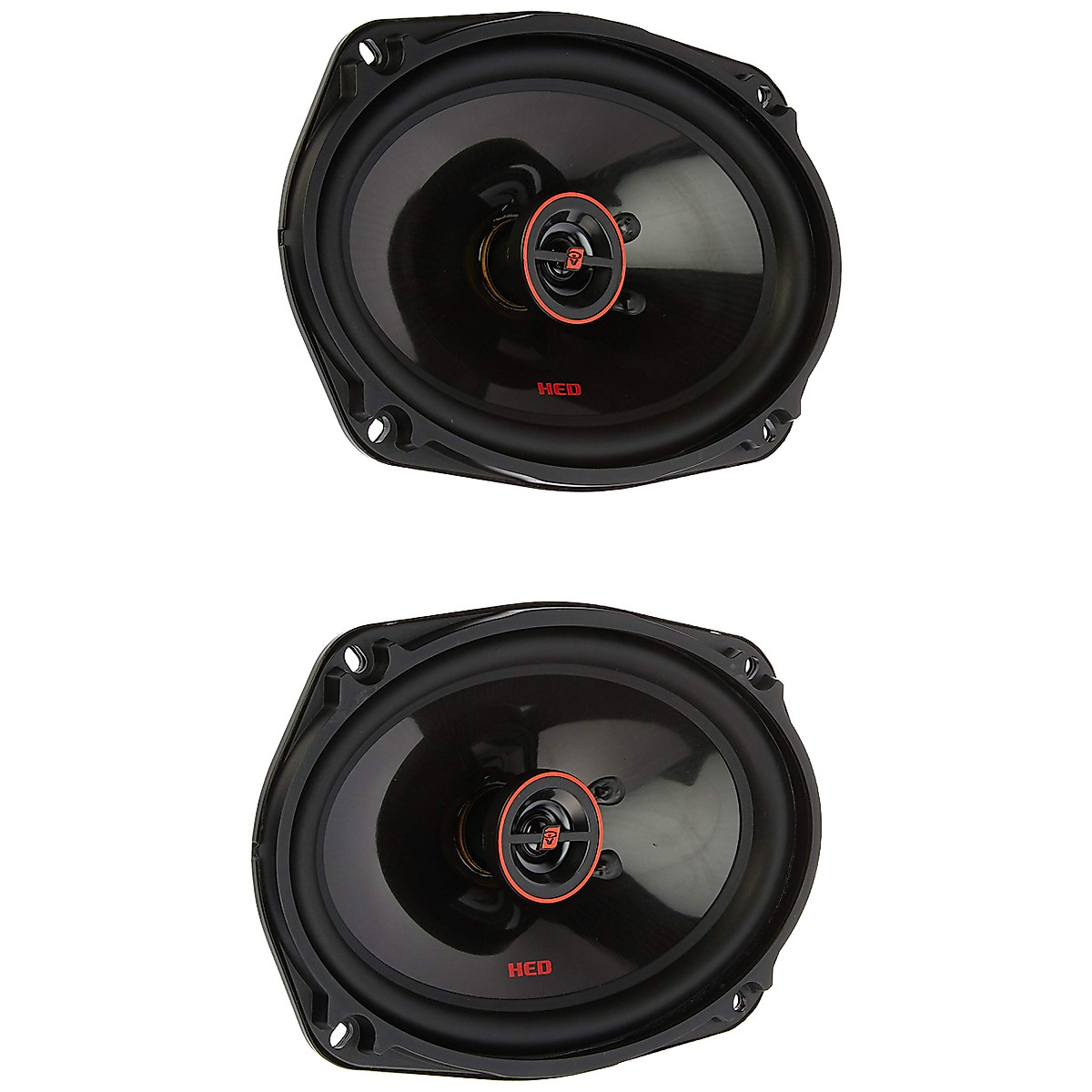 Cerwin Vega HED Series 6x9 2 Way Coaxial Speakers - 55W RMS, 4Ω Impedance, Unmatched Sound Quality for Car Speaker System Enhancement, PEI Dome Tweeter for Enhance Car Sound H7692