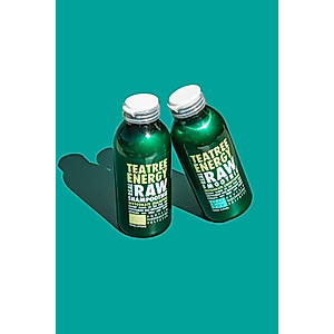 Real Raw Tea Tree Shampoo & Conditioner set - Cleanse, Hydrate + Invigorate - No Water 100% Pure Aloe Juice & Coconut Water - Sulfate & Paraben Free