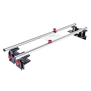 SpeTool Router Sled for Flattening Slabs, 3 Axis Adjustable Slab Flattening Jig, Wood Slab Flattening Mill for DIY Woodworking Planing, 47.2 inches