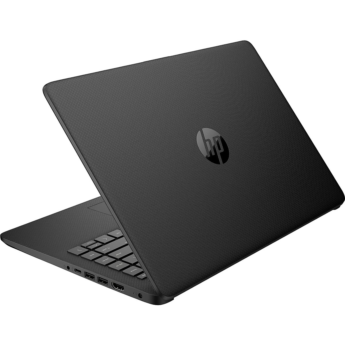 HP 2022 Stream 14inch Laptop, Intel Celeron N4020 Dual-Core Processor, 4GB DDR4 Memory, 128GB Storage(64GB eMMC+64GB Card), Webcam, Bluetooth, 1-Year Microsoft 365, Win10 S, Jet Black | NoCo Bundle
