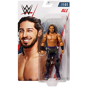 WWE Ali Action Figure in 6-inch Scale with Articulation & Ring Gear, Series #101