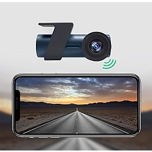 Cam WiFi HD Car Cam - Front Camera - for Cars Dashboard Camera Recorder - with Super Night Vision & 150° Wide Angle - Loop Recording - Build in Wi-Fi & APP Control - Include Batteries/2190
