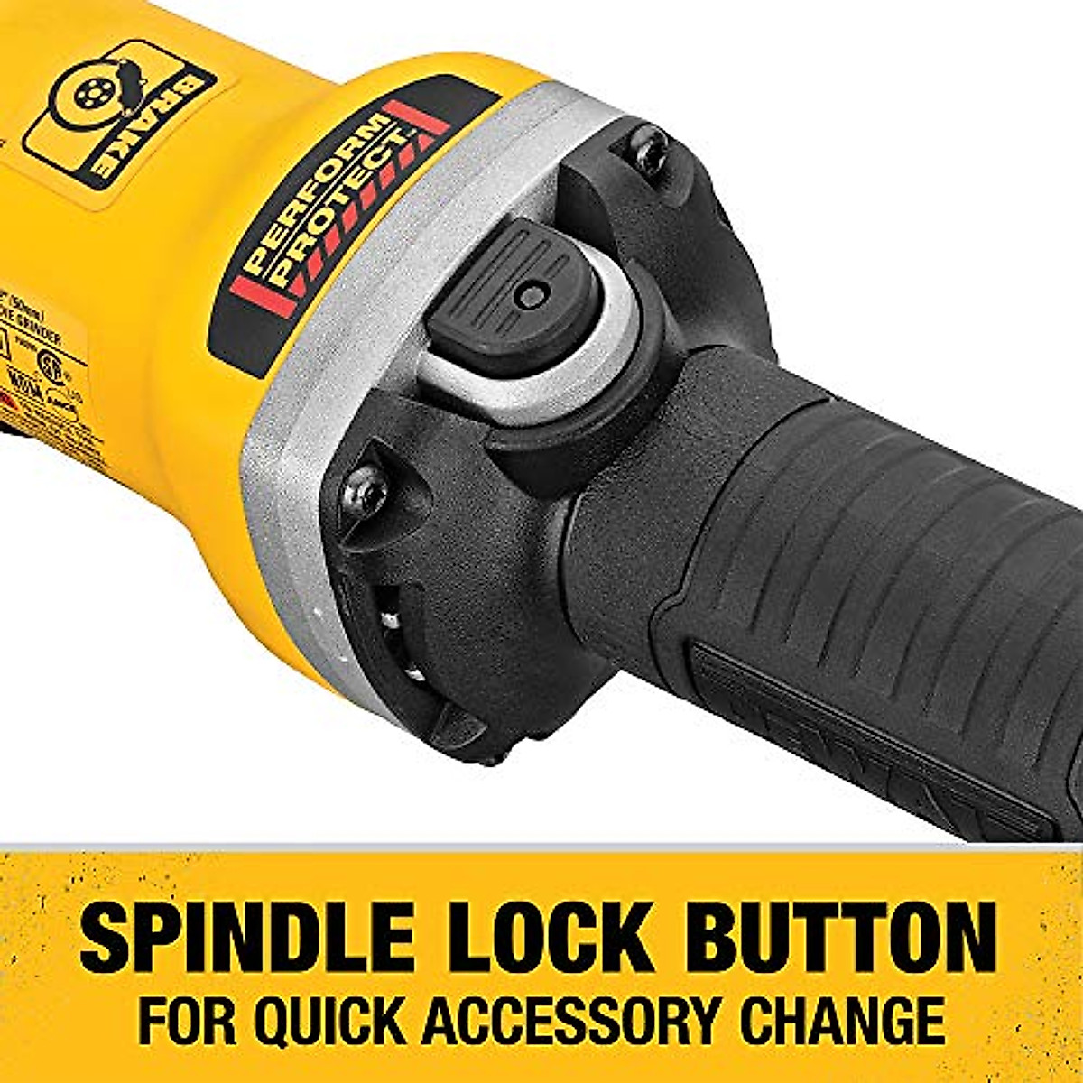 DEWALT Die Grinder, Brushless, Variable Speed, Paddle Switch With Lock-On, 2-Inch (DWE4997VS)